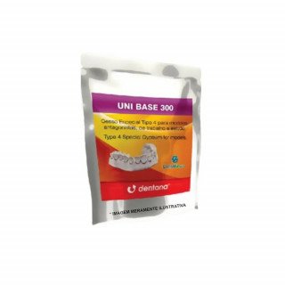 GESSO ESPECIAL PEDRA TIPO IV UNI BASE 300 IVORY 1KG - DENTONA - Dental ...